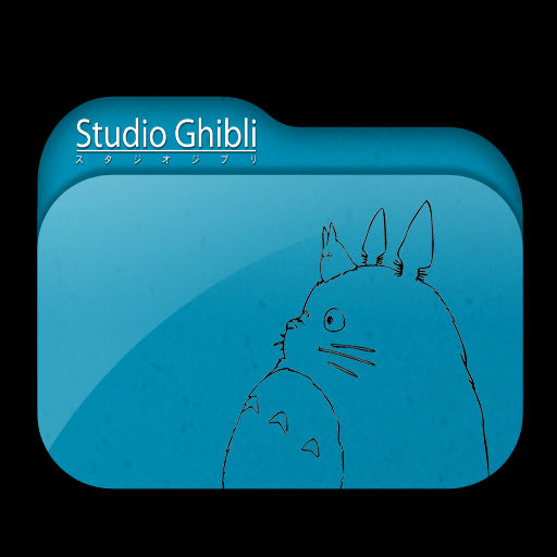 Studio Ghibli Folder Icon 001 by LaylaChan1993 on DeviantArt