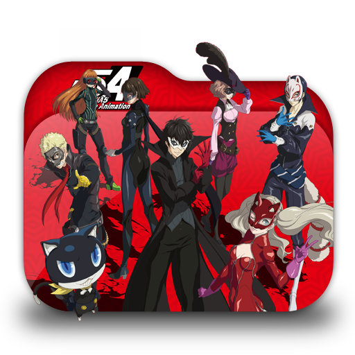 Persona 5 the Animation Folder Icon 002 by LaylaChan1993 on DeviantArt