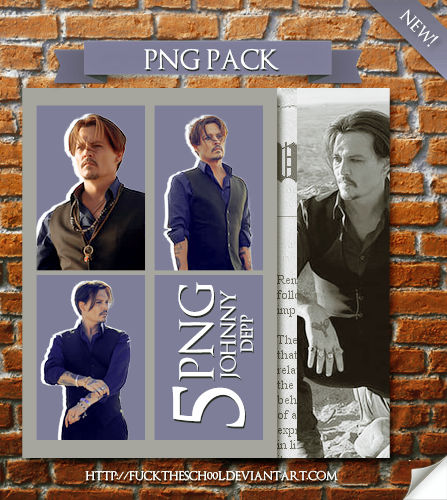 Johnny Depp Png Pack by Fuckthesch00l on DeviantArt