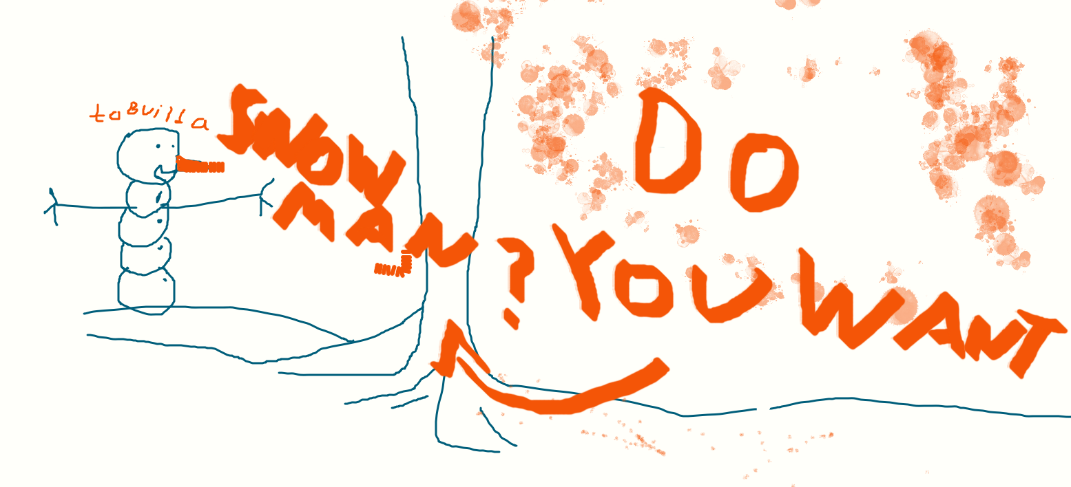 Do you want to build a snowman? by jawsiscute on DeviantArt