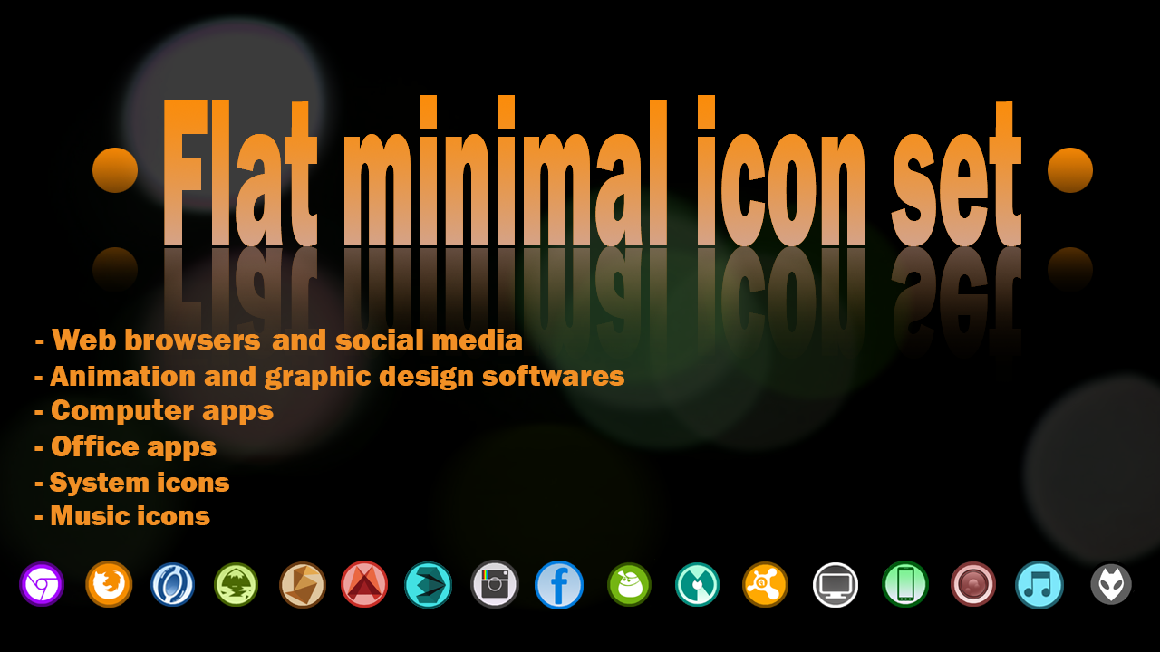 Flat minimal round icon set by spiraloso on DeviantArt