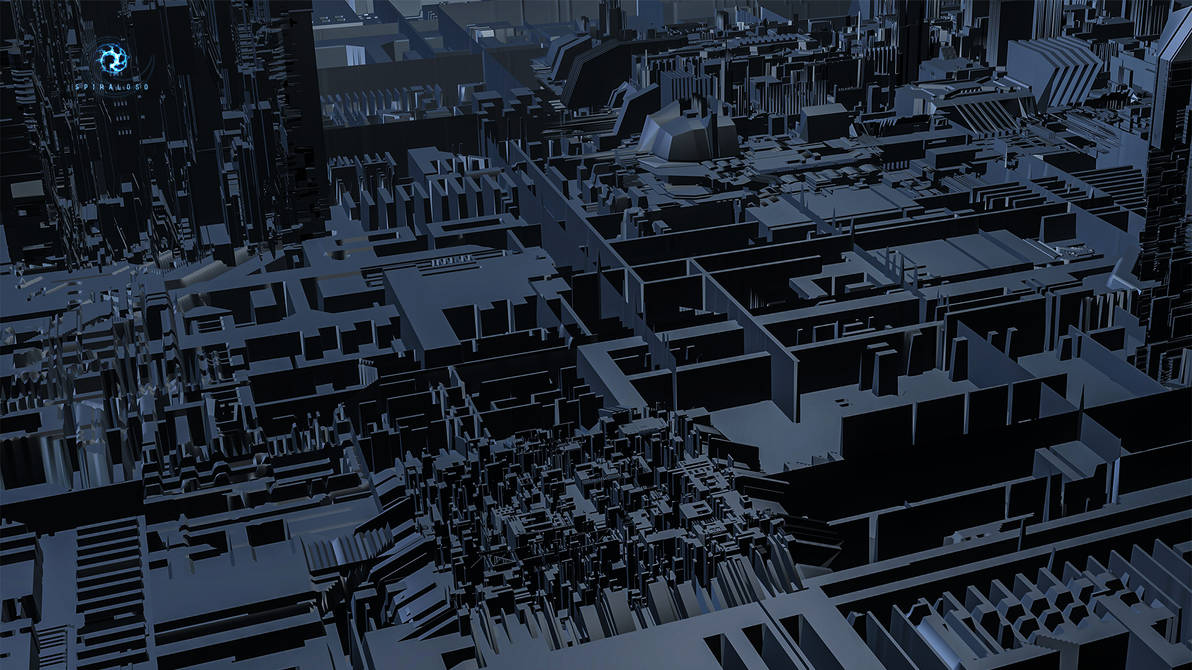 Virtual City at Night by spiraloso on DeviantArt