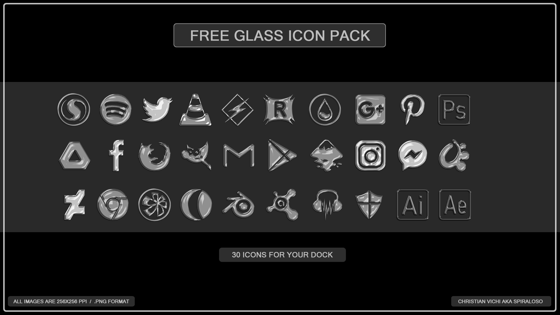 Free Glass Icon Pack by spiraloso on DeviantArt