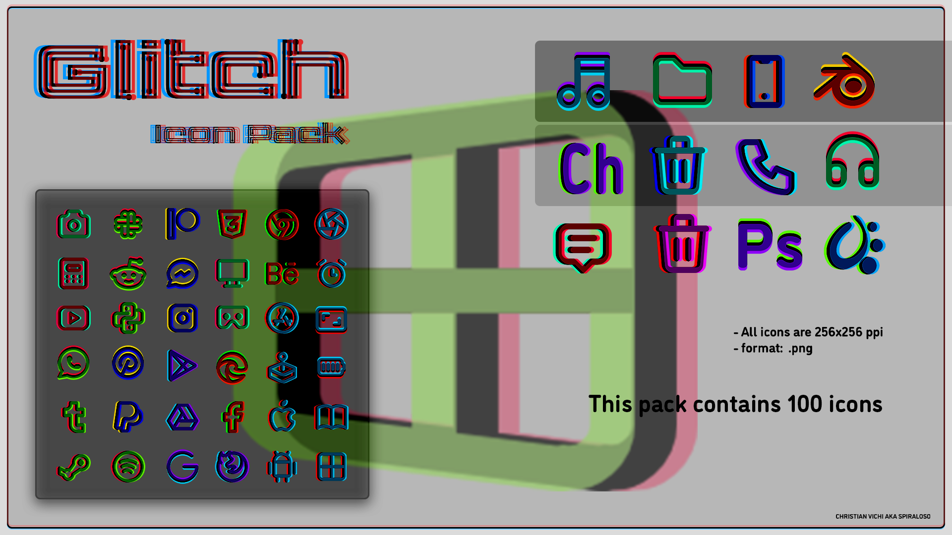 Glitch Icon Pack by spiraloso on DeviantArt