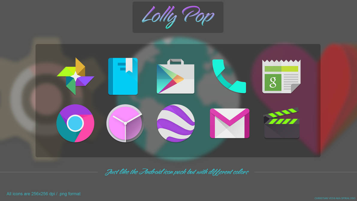Lolly Pop - Free Icon Pack by spiraloso on DeviantArt