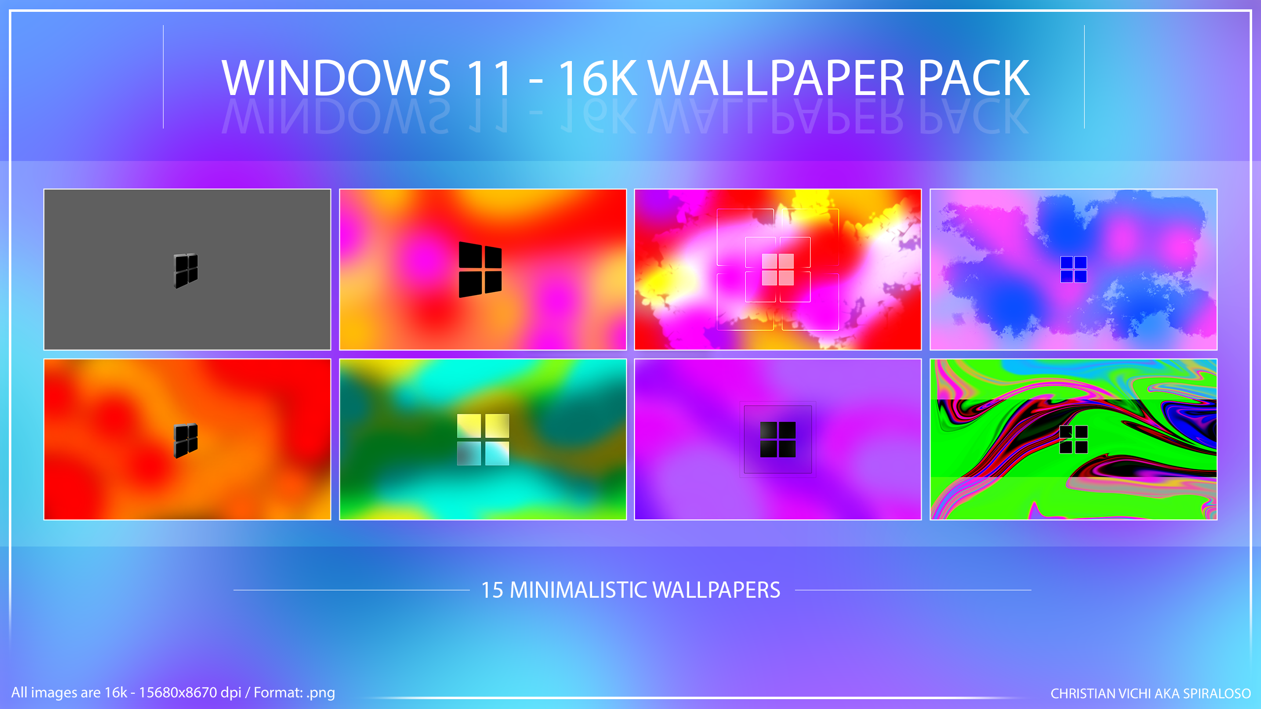 Colori - 16K Windows Gradients Wallpaper Pack 3 by spiraloso on DeviantArt