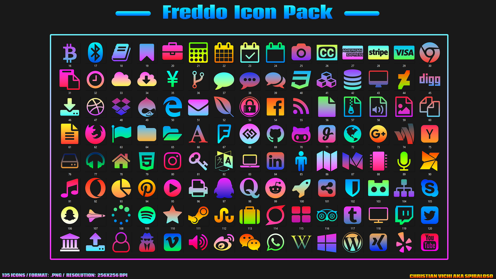 Freddo - Icon Pack by spiraloso on DeviantArt