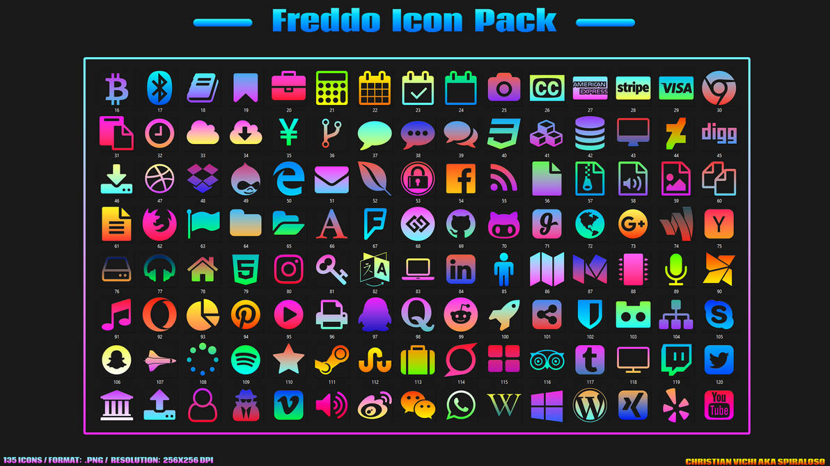 Freddo - Icon Pack by spiraloso on DeviantArt