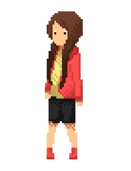 Pixel Girl [GIF] by SoulTribute13 on DeviantArt
