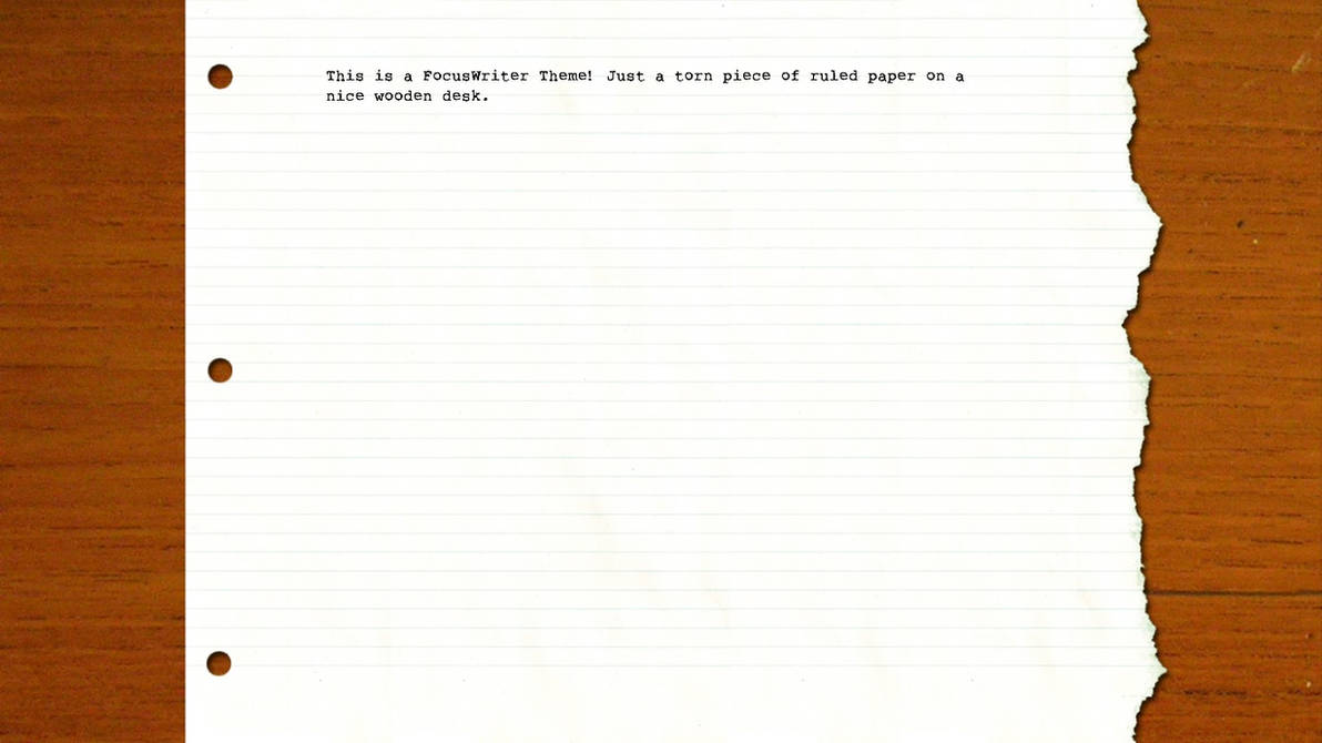 FW Theme - Notebook Paper by neysa100x on DeviantArt