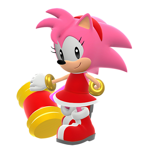 Classic Amy Render (With Modern Dress) by SonicTheArtMaker on DeviantArt