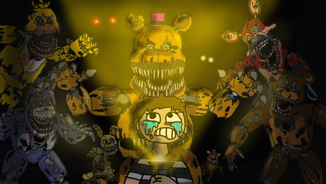 NIGHTMARE Animatronics FNAF4 on FiveNightsAtFreddys - DeviantArt