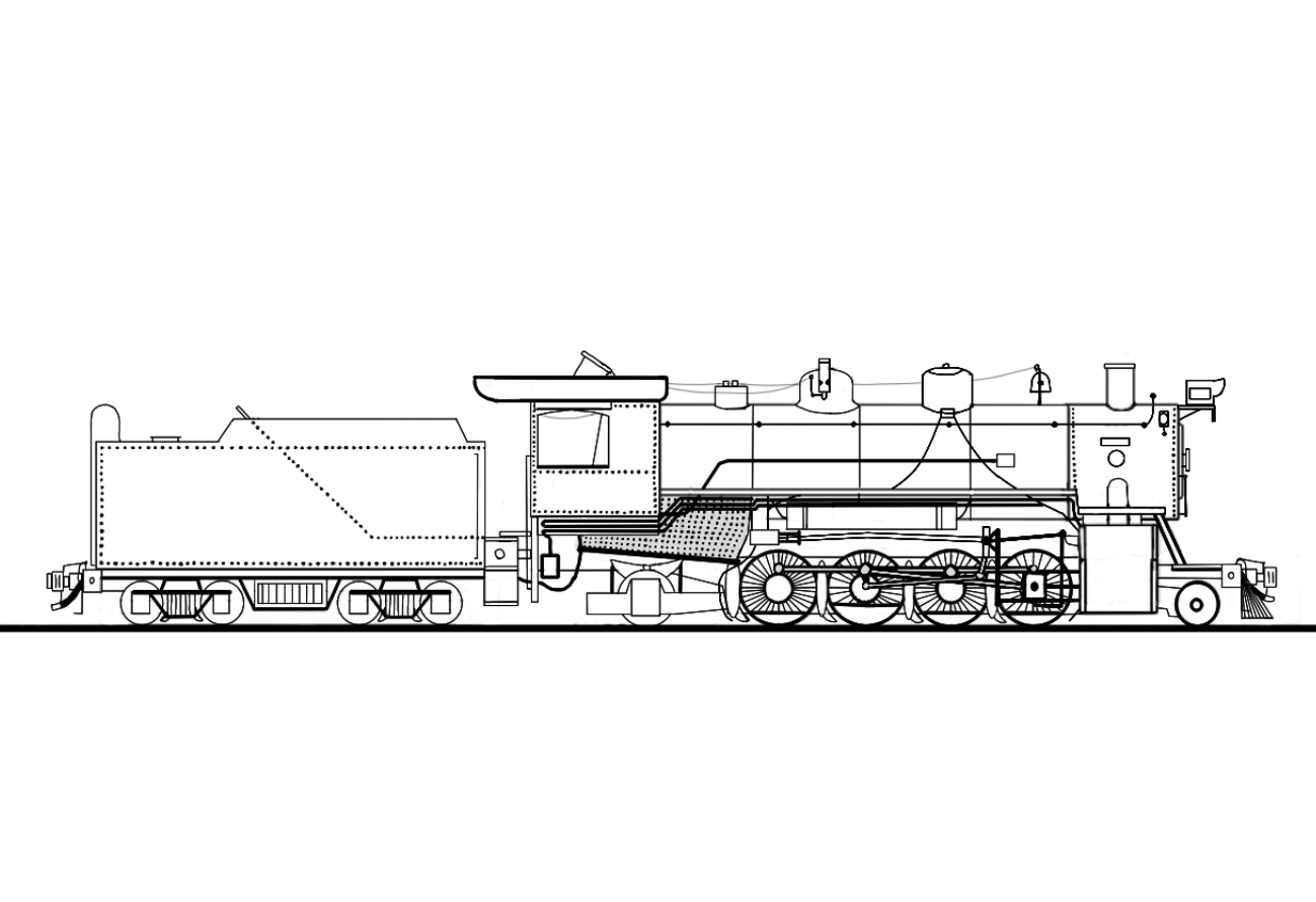 Southern Ms class 2-8-2 (Baldwin version) Base 1 by vincentberkan on ...