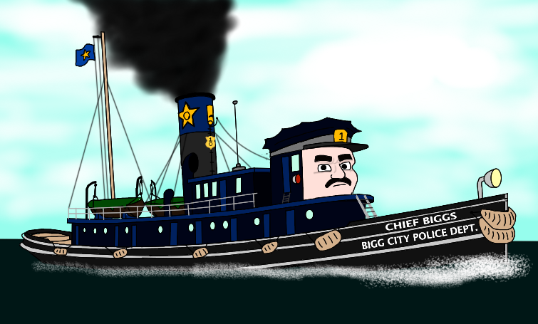 TUGS OC: Police Chief Biggs by vincentberkan on DeviantArt