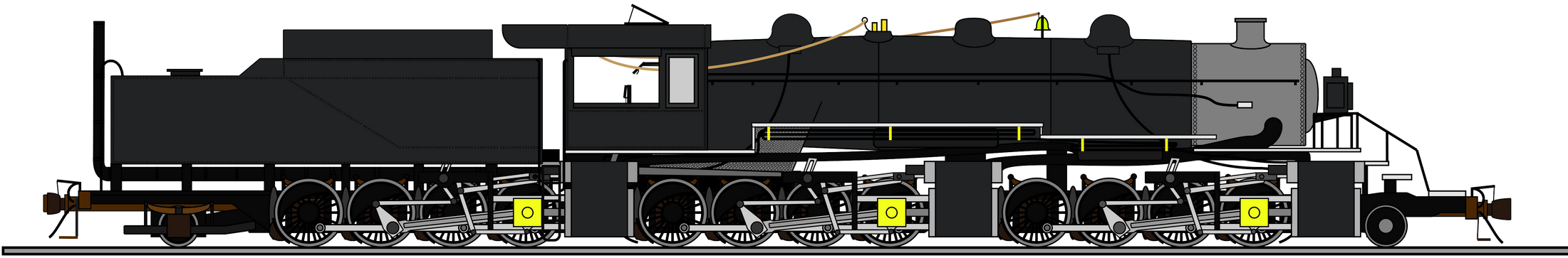 Baldwin Triplex Locomotive BASE by vincentberkan on DeviantArt