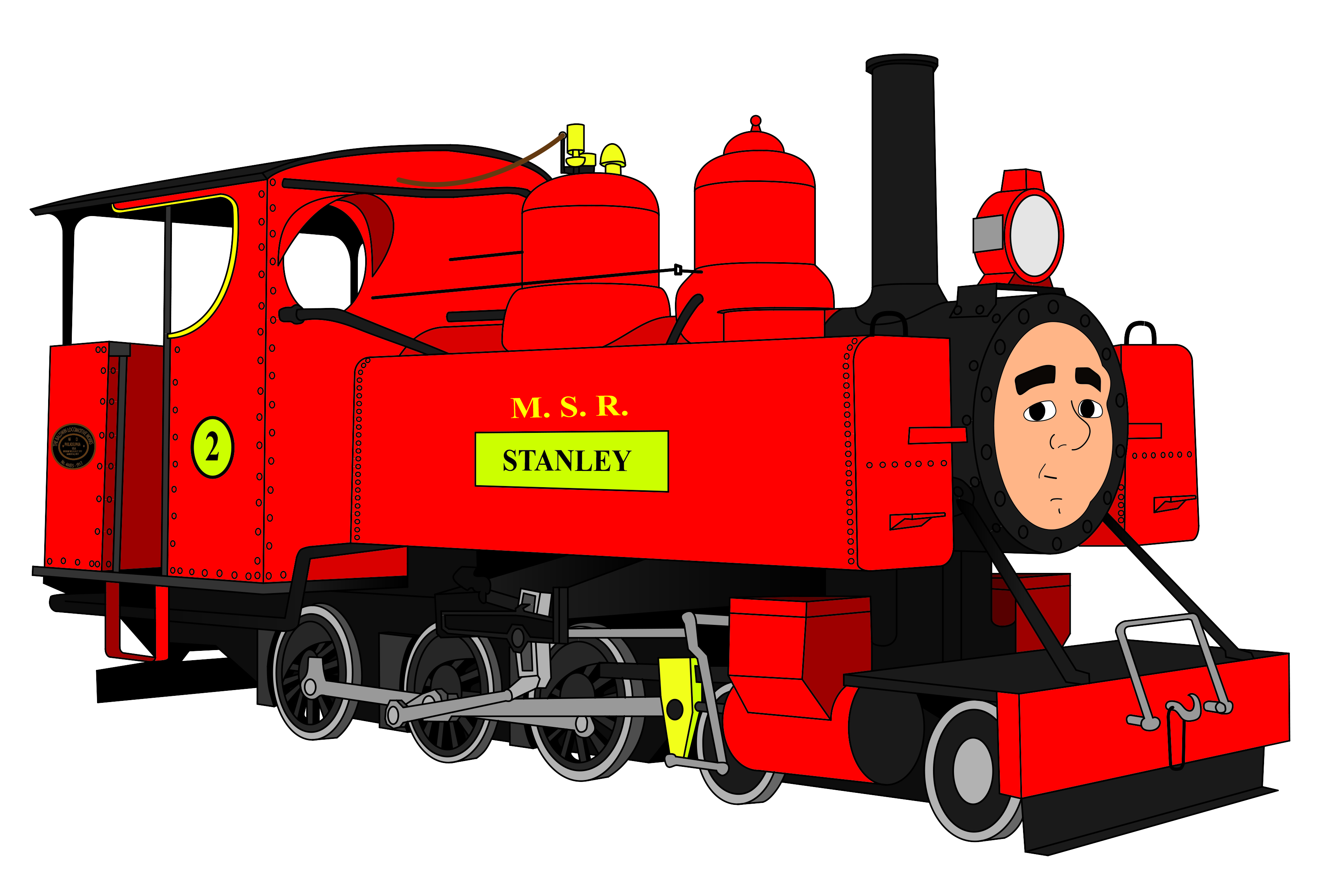 Stanley in his Mid Sodor Livery by vincentberkan on DeviantArt
