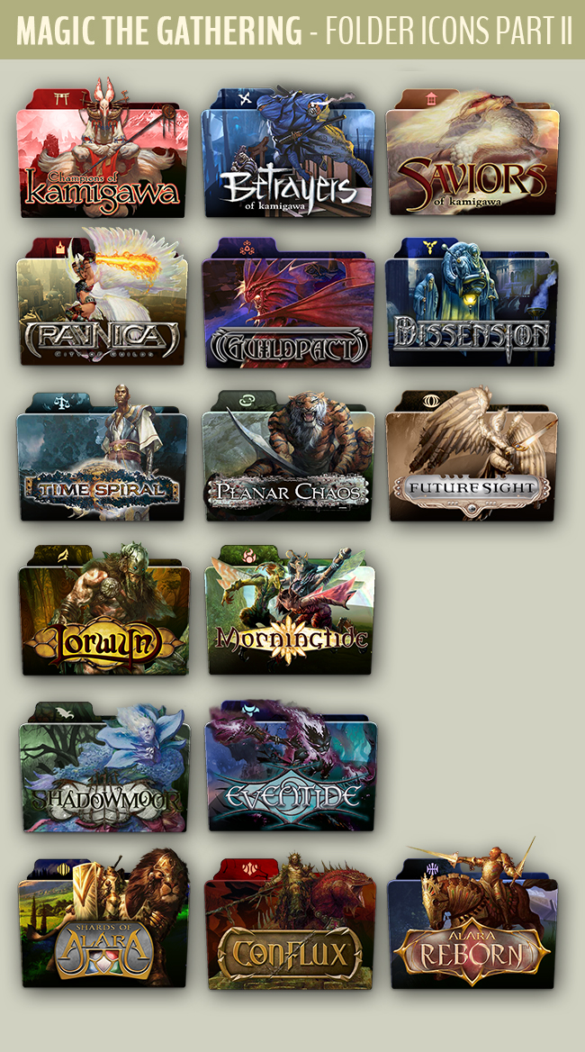 Magic The Gathering Icon Pack II by octobomb on DeviantArt