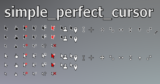 Simple Perfect Cursors by potatoddas on DeviantArt