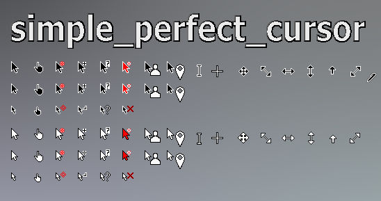 Simple Perfect Cursors by potatoddas on DeviantArt