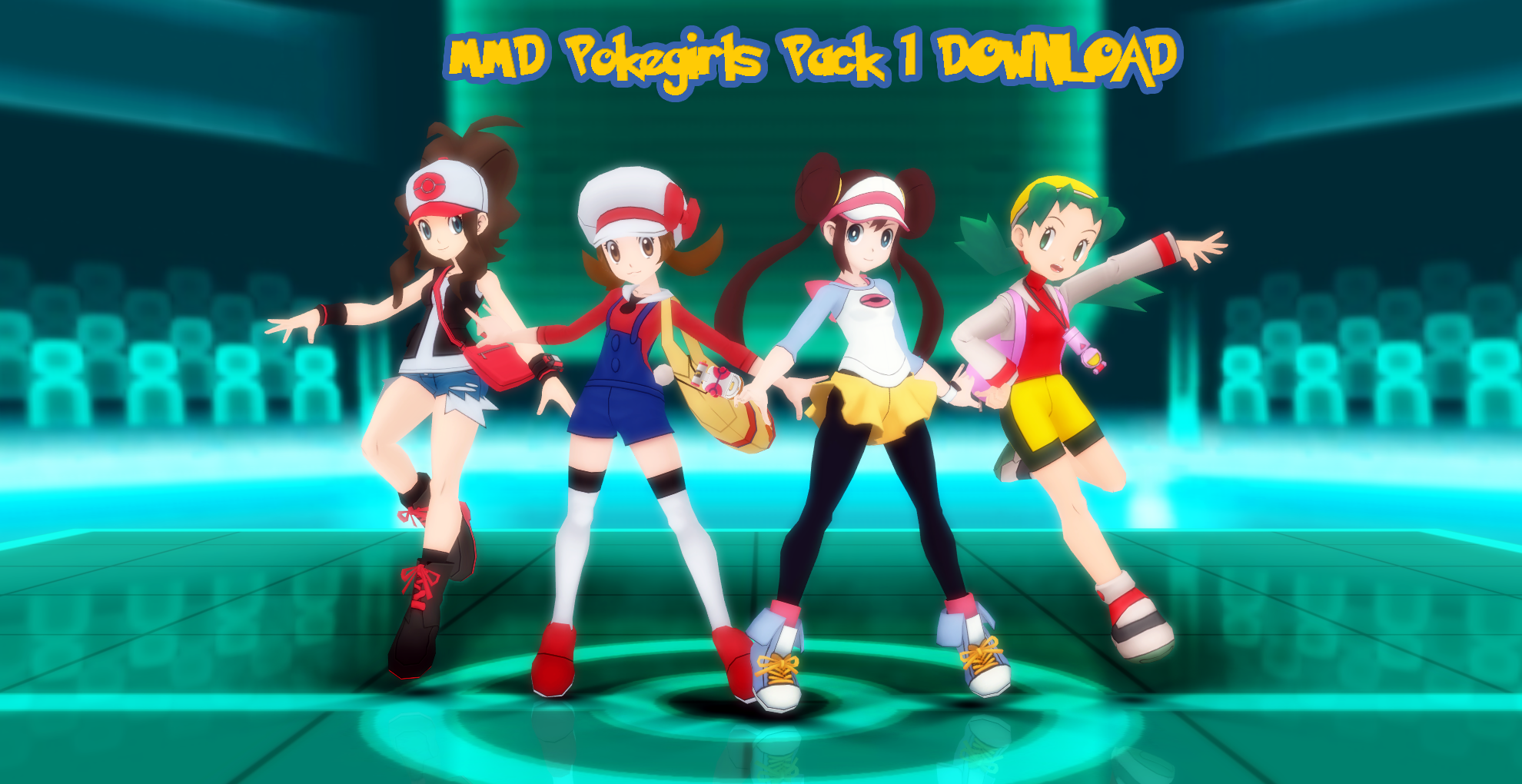 MMD Pokegirls pack1 Download *updated* by Poketrainer-alex on DeviantArt