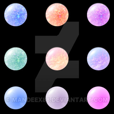 Random Orb Gems by AmandaKulpStock on DeviantArt