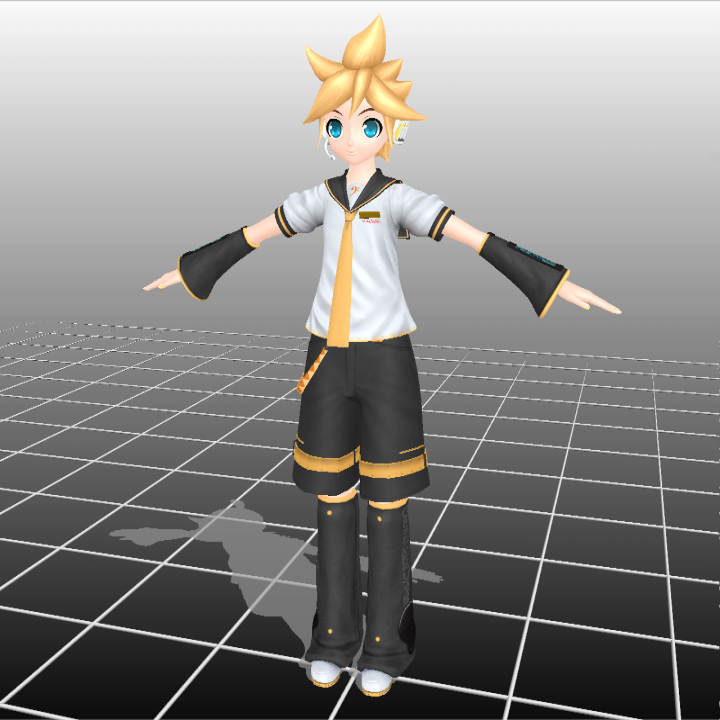 DT Len Kagamine DL (Updated) by SirKnightThomas on DeviantArt