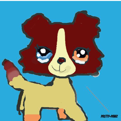 lps collie drawing by pretty-pawz on DeviantArt