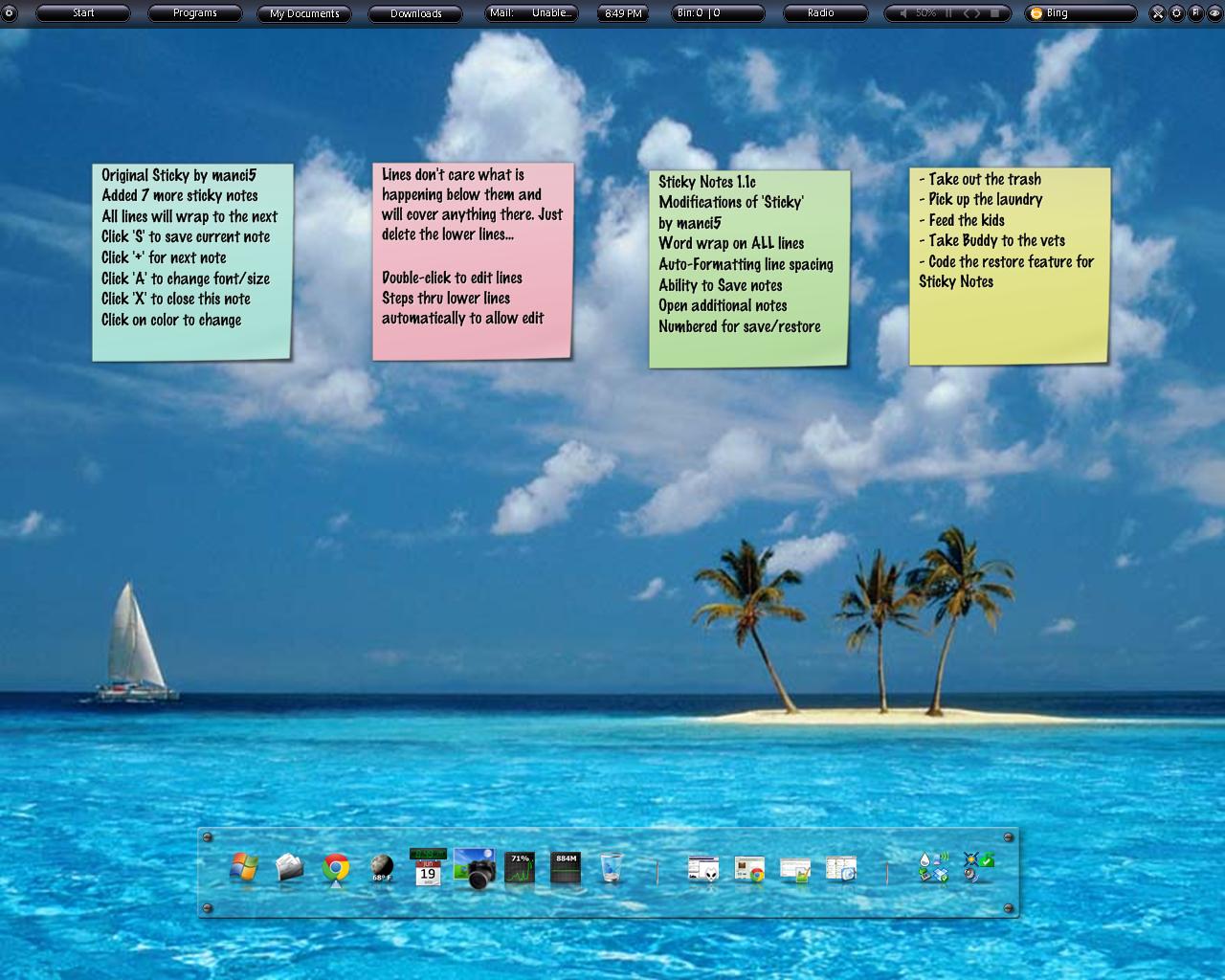 Sticky Notes 1.1c by Eclectic-Tech on DeviantArt