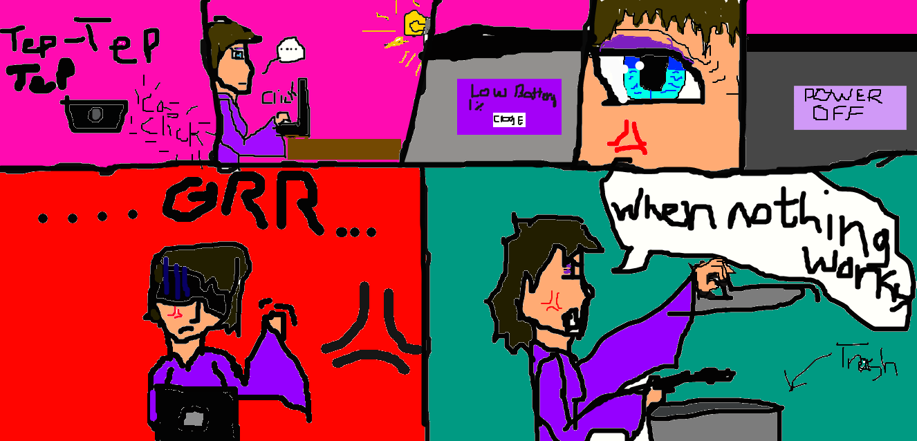 What I do when my computer dies by GirlNauto on DeviantArt
