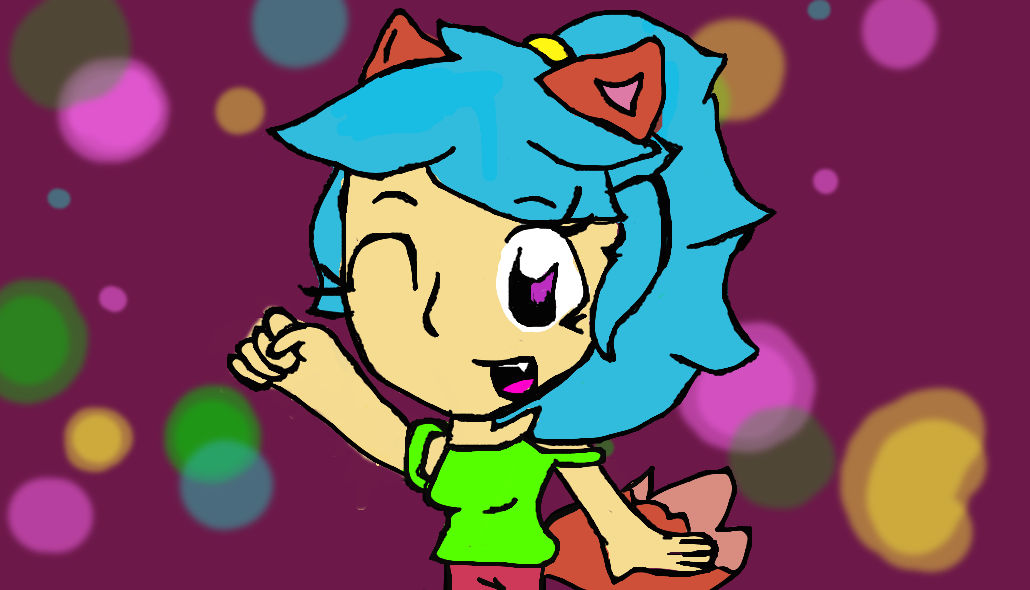 super happy neko girl!! by animesupergirl on DeviantArt