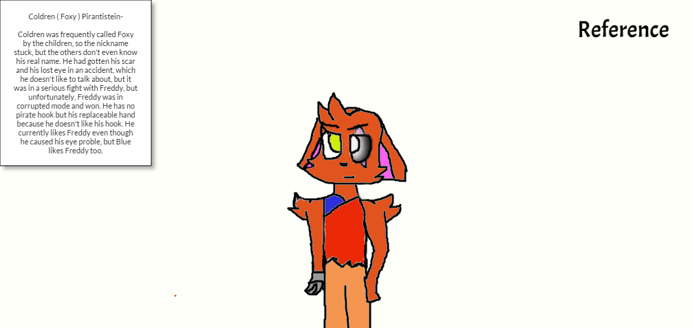 Foxy reference sheet by luigimaster31 on DeviantArt