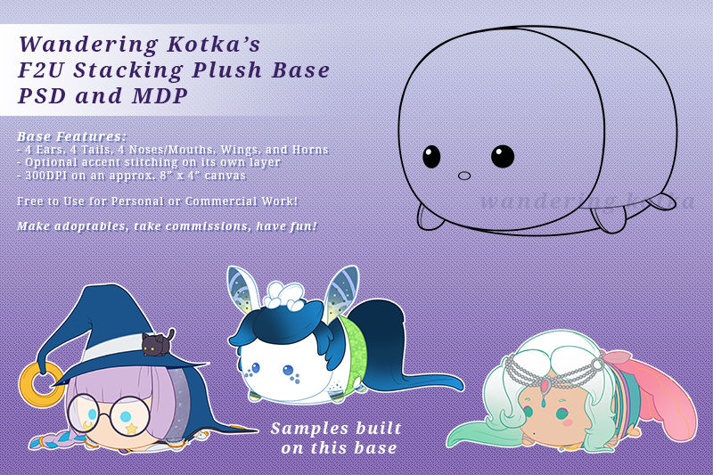 Sparkle Month 25: F2U Stacking Plush Base by wandering-kotka on DeviantArt