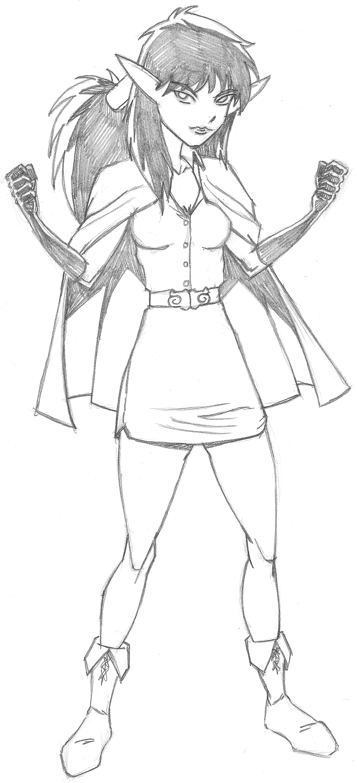 Female Elf Hero by wydelode on DeviantArt