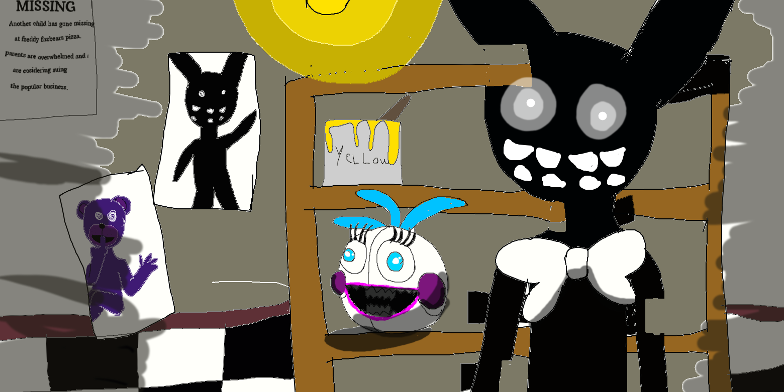 fnaf 1 supply closet by B3MMY on DeviantArt