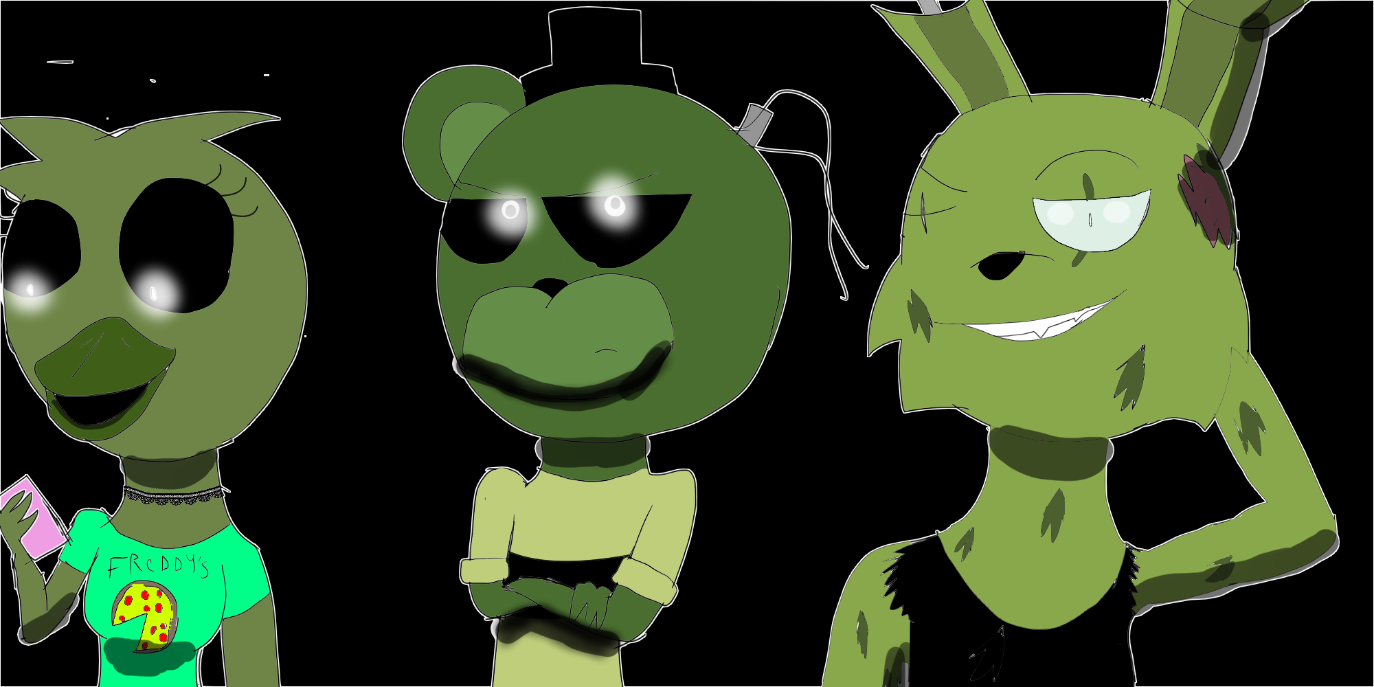 fnaf 3 humans (1) by B3MMY on DeviantArt