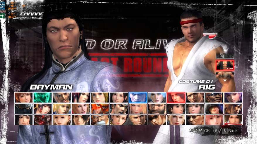 Bayman Rig Dead Or Alive 5 Make Up by glowsero on DeviantArt