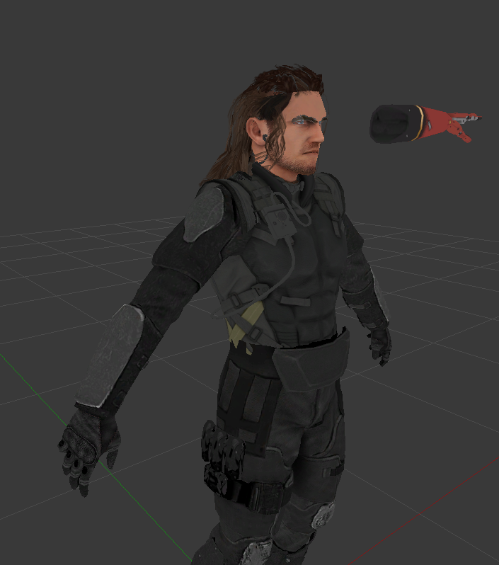 custom model solid snake by glowsero on DeviantArt