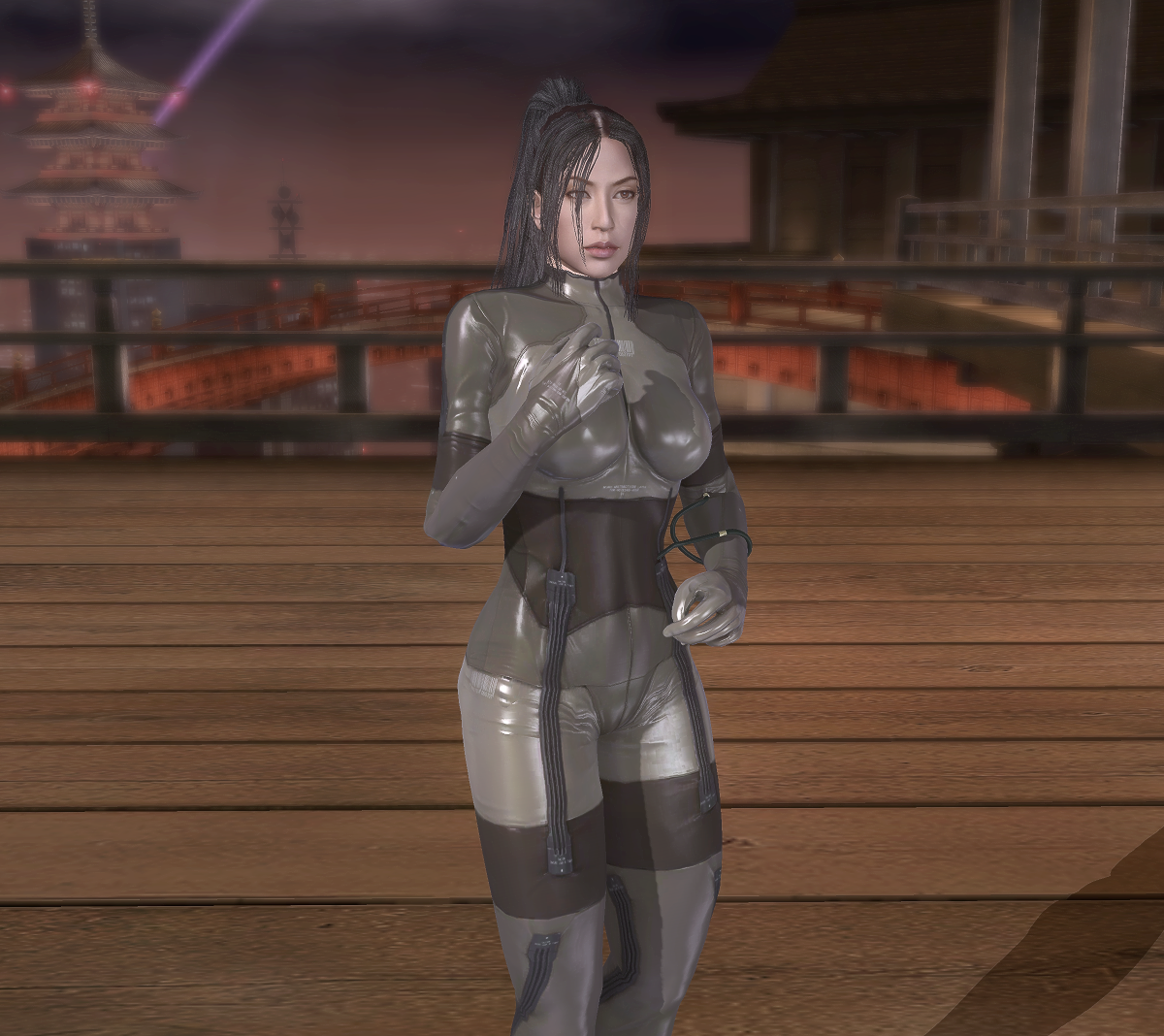 Phase4 doa5lr mod MGS4 Raven by glowsero on DeviantArt