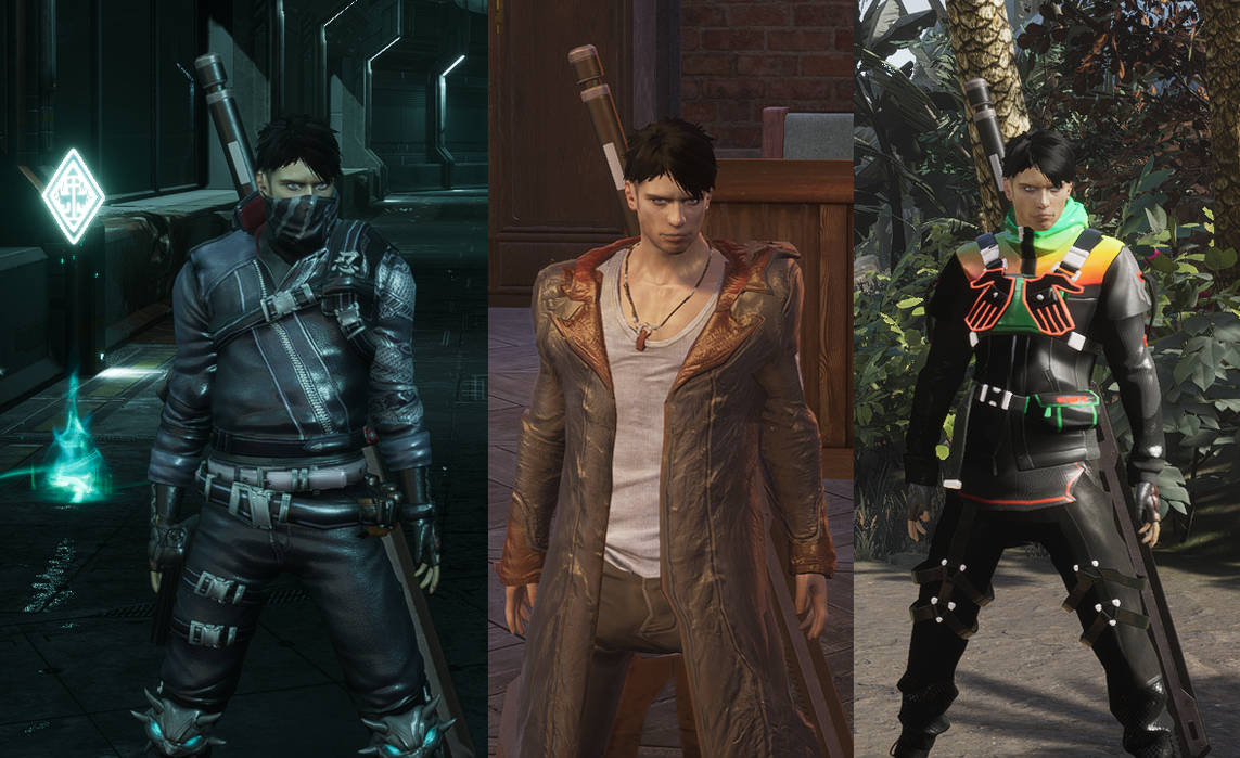final fantasy 7 crisis core reunion pc mod dmc4 by glowsero on DeviantArt