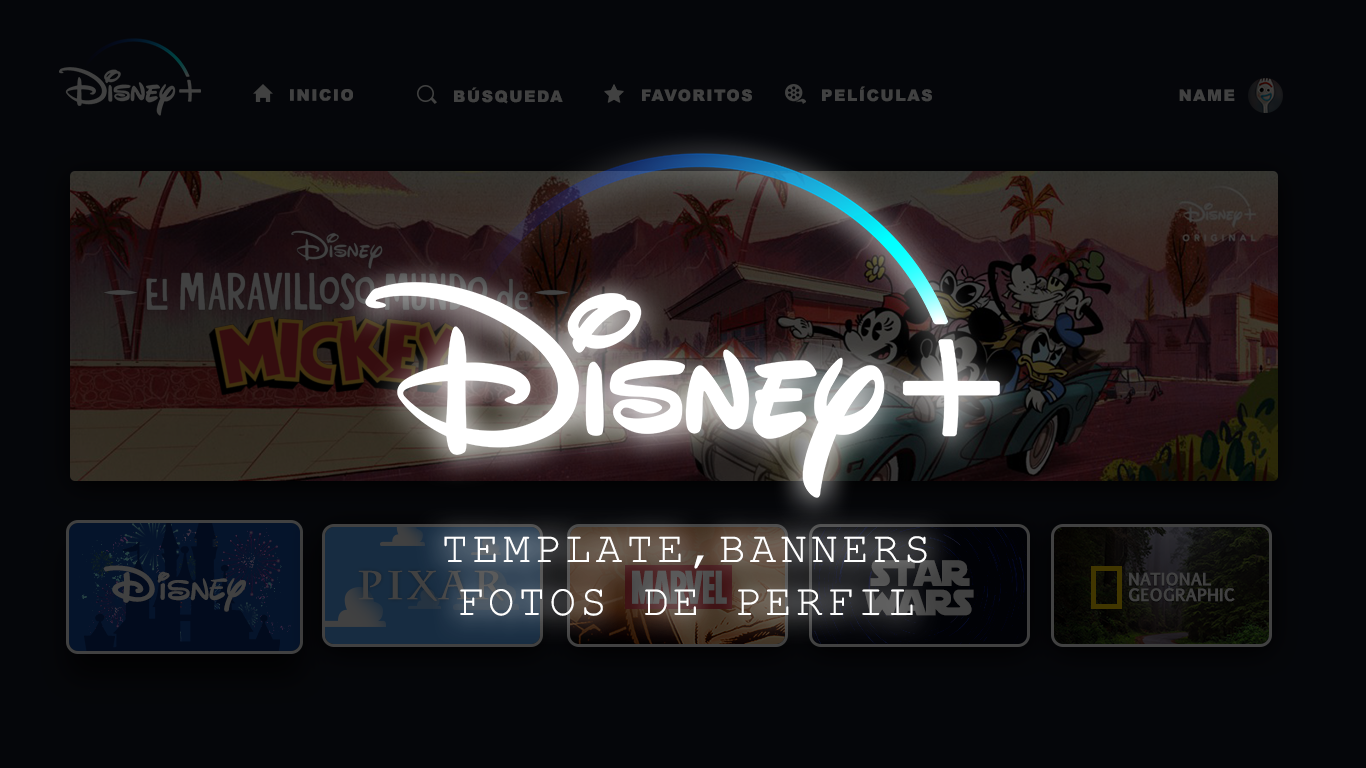 TEMPLATE - Disney Plus l HOME by Vitya2203 on DeviantArt