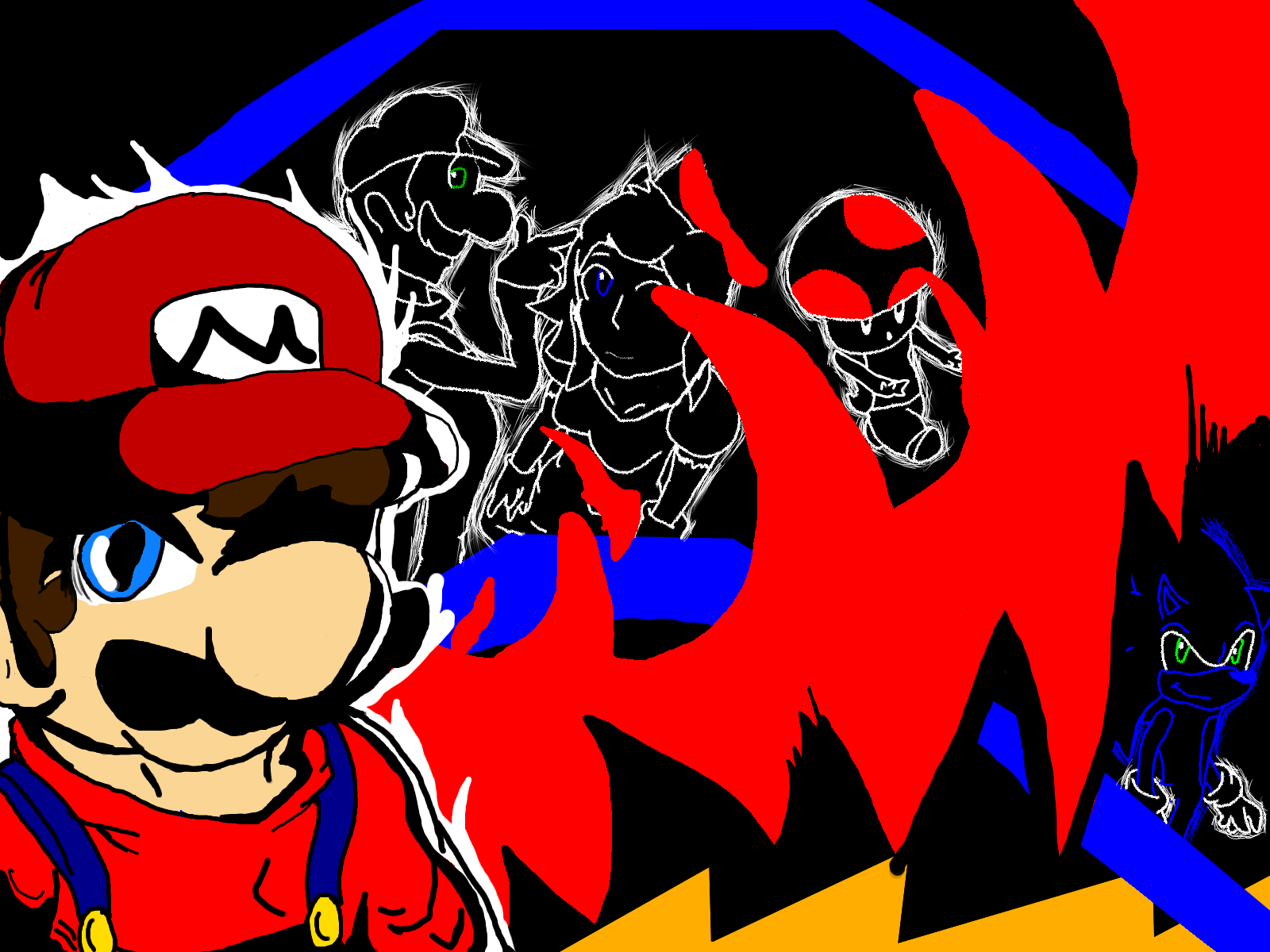 mario FIGHT DA POWA wallpaper by mrdaywhea on DeviantArt