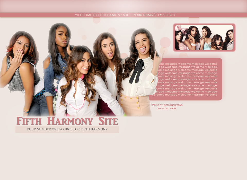 Fifth Harmony Signature Header