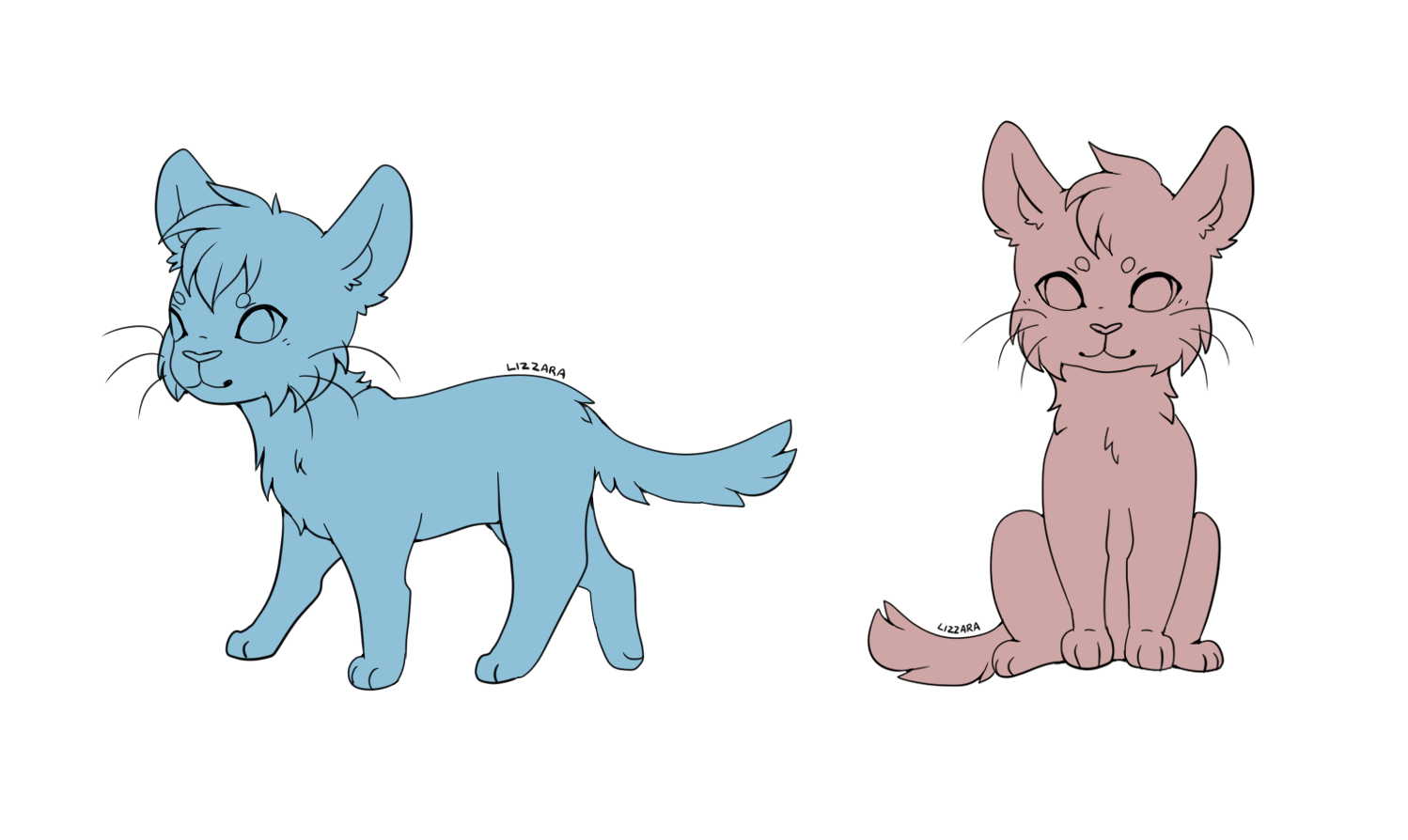F2U: Kitten Base x2 by LizzysAdopts on DeviantArt