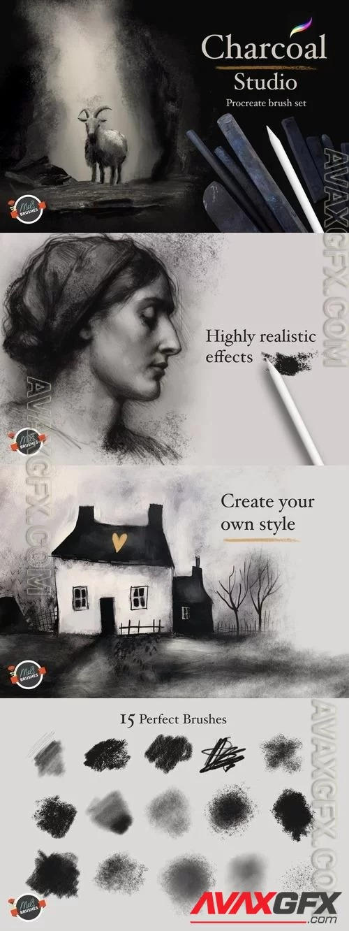 Charcoal Studio Procreate Brushes by avxgfx on DeviantArt