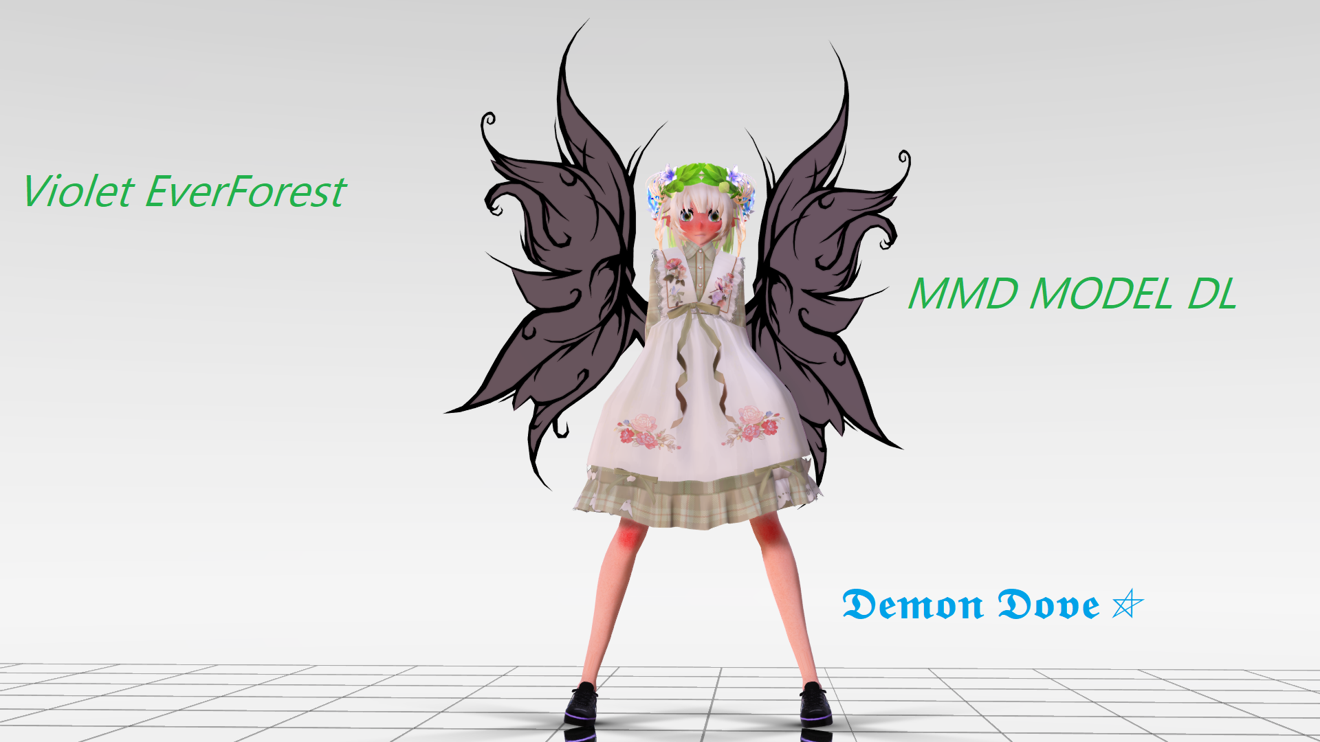 Violet EverForest MMD MODEL DL by DemonDoveYT on DeviantArt