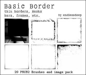 Basic Border Brushes by endlessdeep on DeviantArt