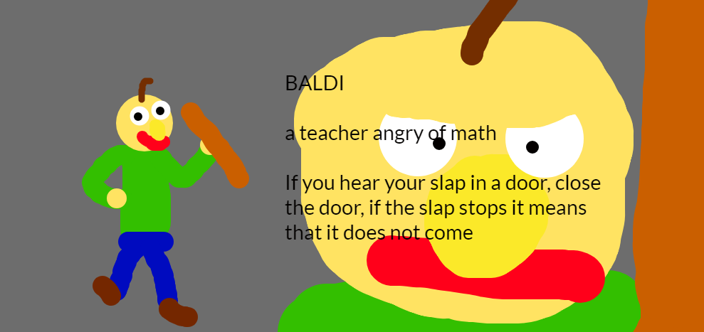 BALDI by joaquinalvear on DeviantArt