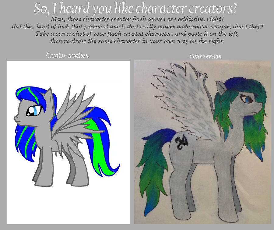 My Pony OC Meme by BluDragonFire on DeviantArt
