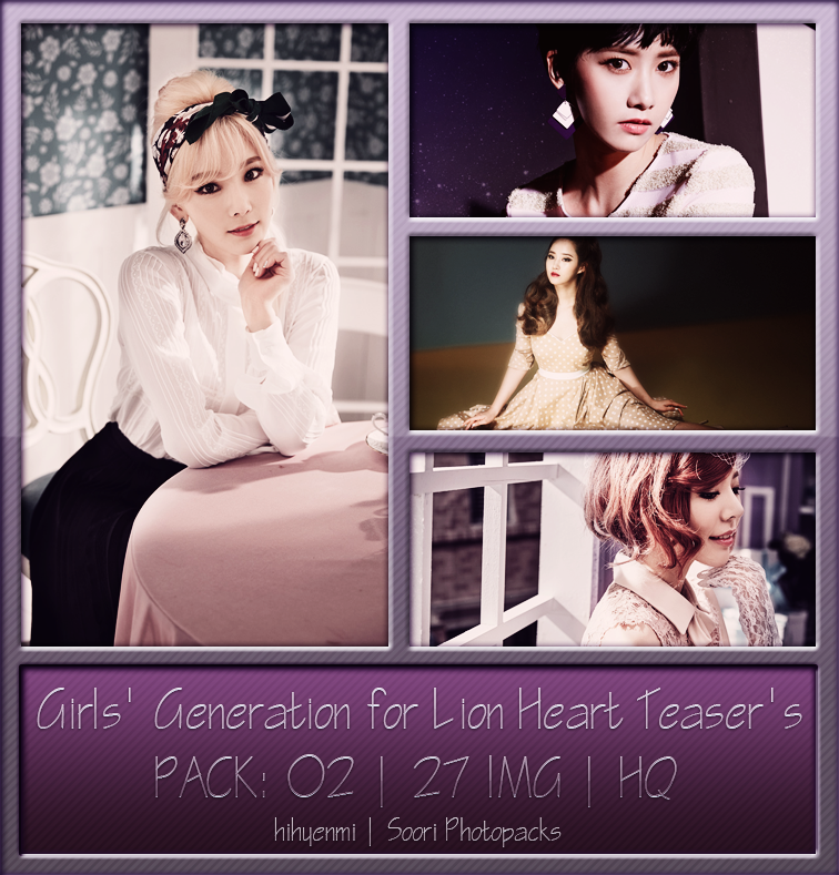 [PHOTOPACK] Girls' Generation for ''Lion Heart'' by hihyenmi2 on DeviantArt