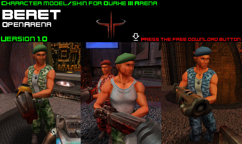 (Quake III Arena Mod) OpenArena Beret by CPOsample on DeviantArt (Quake III Arena Mod) OpenArena Beret by CPOsample on DeviantArt